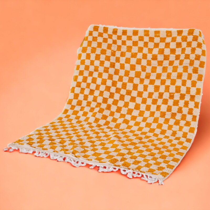 Moroccan Checkered Rug - Etsy