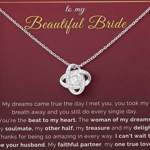 Groom to Bride Gift Wedding Day Gift for Bride From Groom to - Etsy Canada