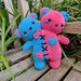 Crochet Two-headed Bear Plushie - Etsy