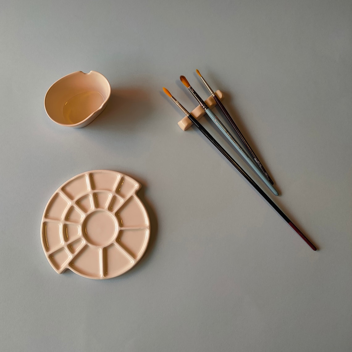 Ceramic Watercolor Kit Watercolor Palette Ceramic Artists | Etsy