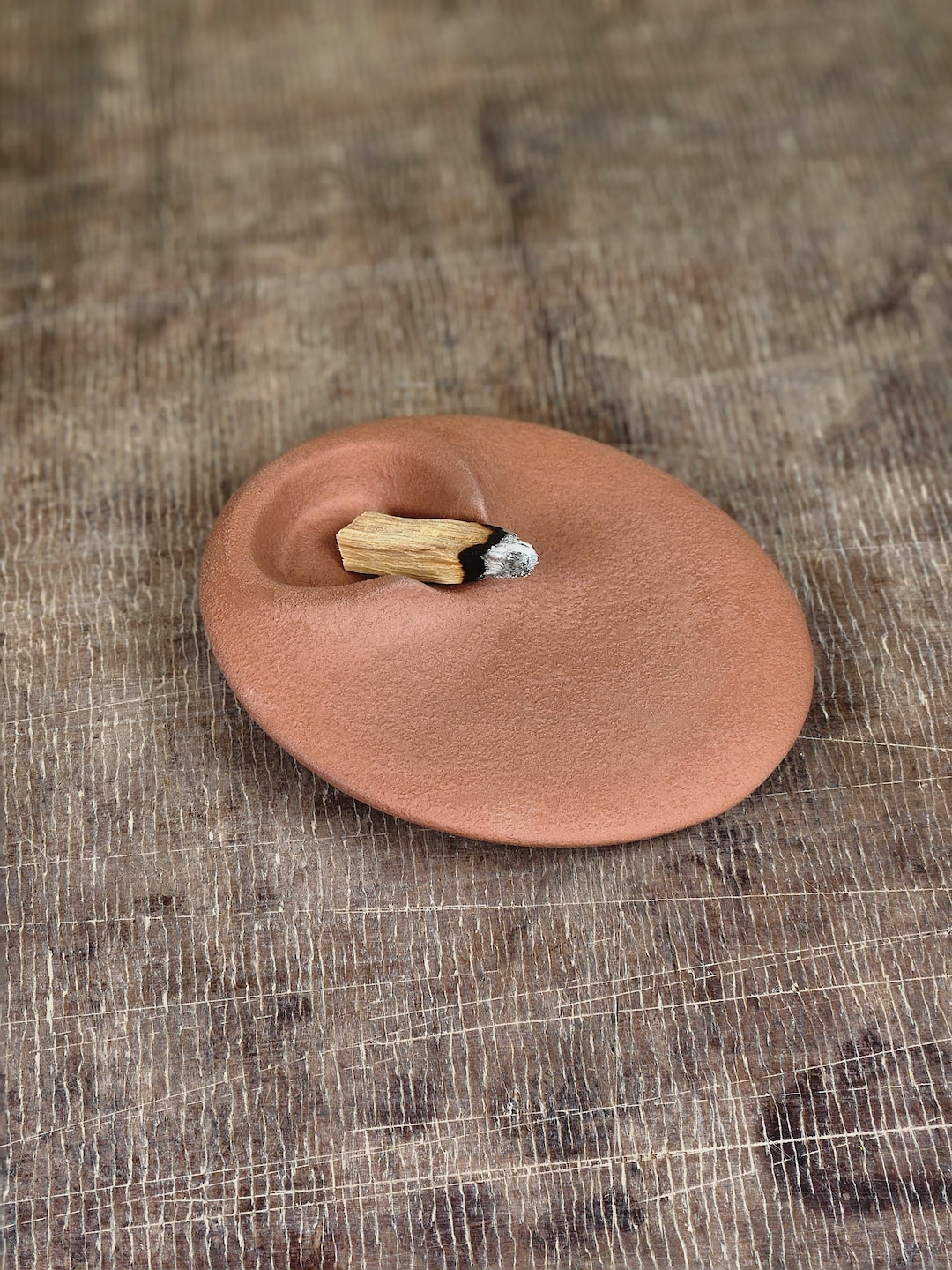 Red Palo Santo Holder, Ceramic Matte Stick Terra Cotta , Incense Burner ...