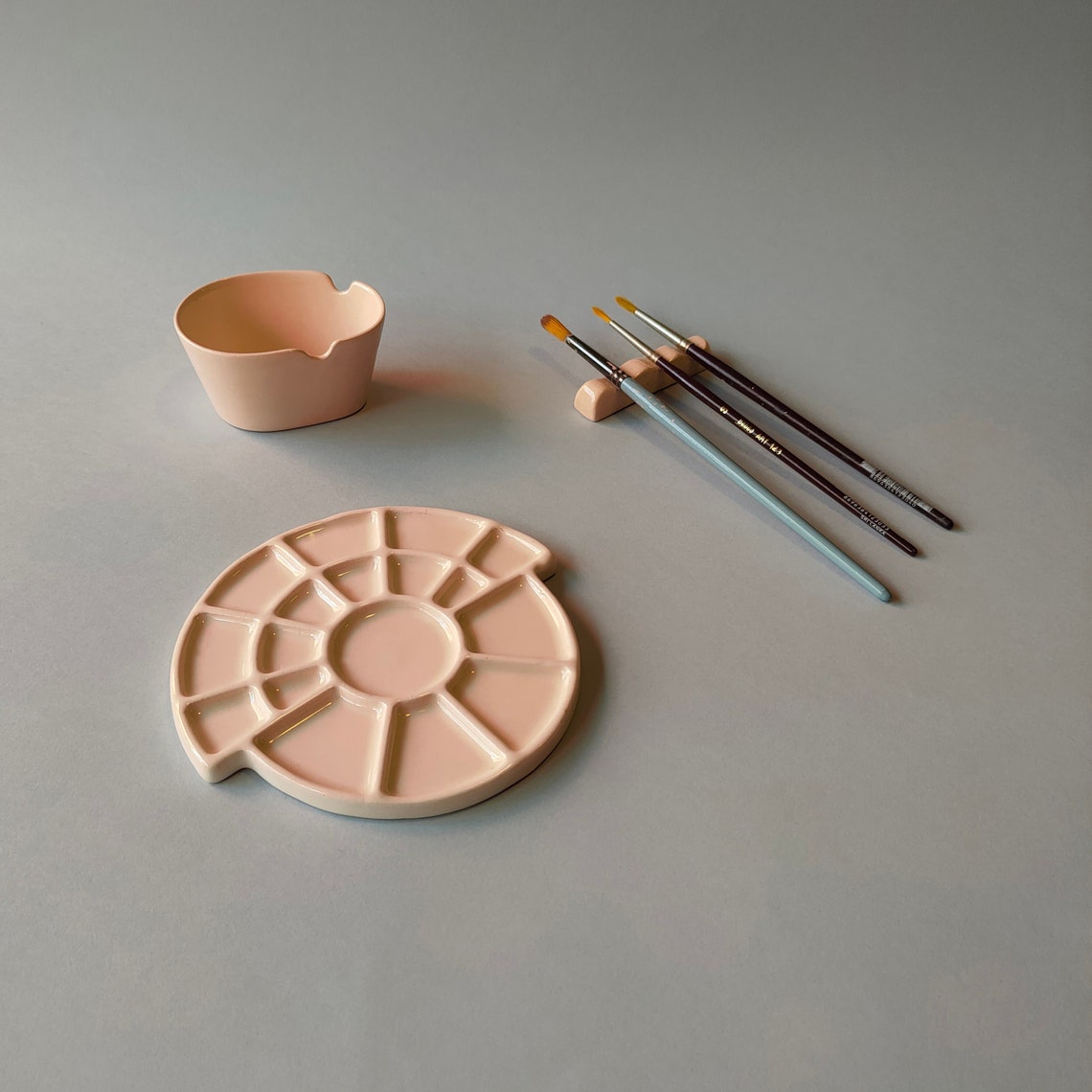 Ceramic Watercolor Kit Watercolor Palette Ceramic Artists | Etsy