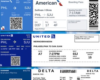 Southwest Airline Ticket Template