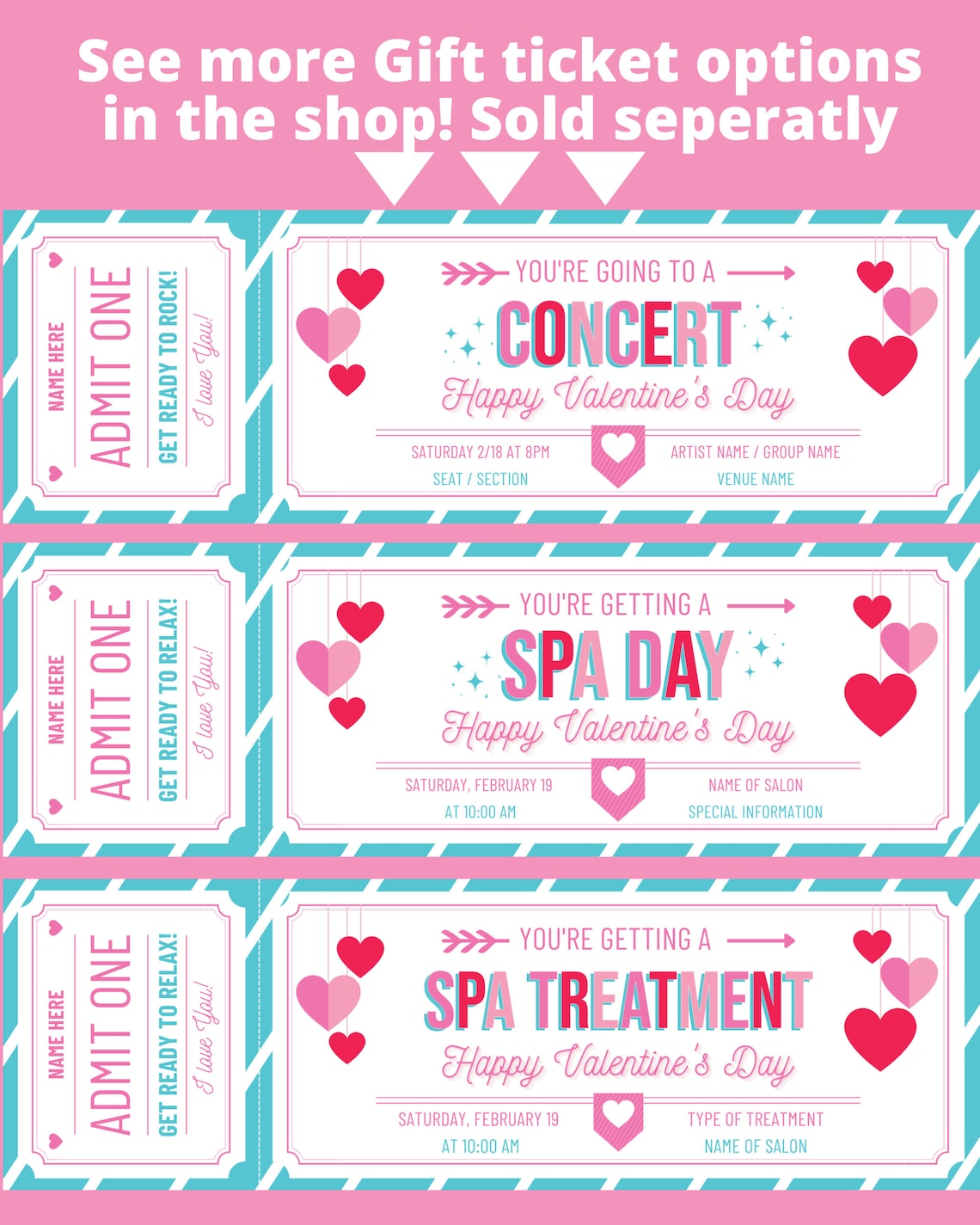 Weekend Getaway Voucher Template Gift Certificate Printable - Etsy