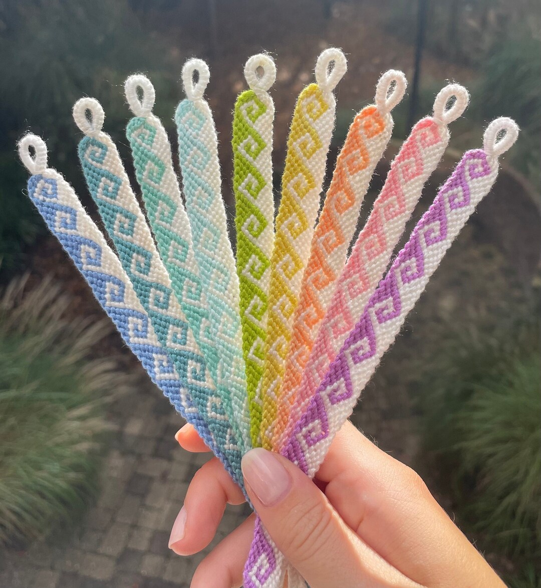 Wave Bracelet | Beach Bracelet | Woven Bracelet | Friendship Bracelet ...