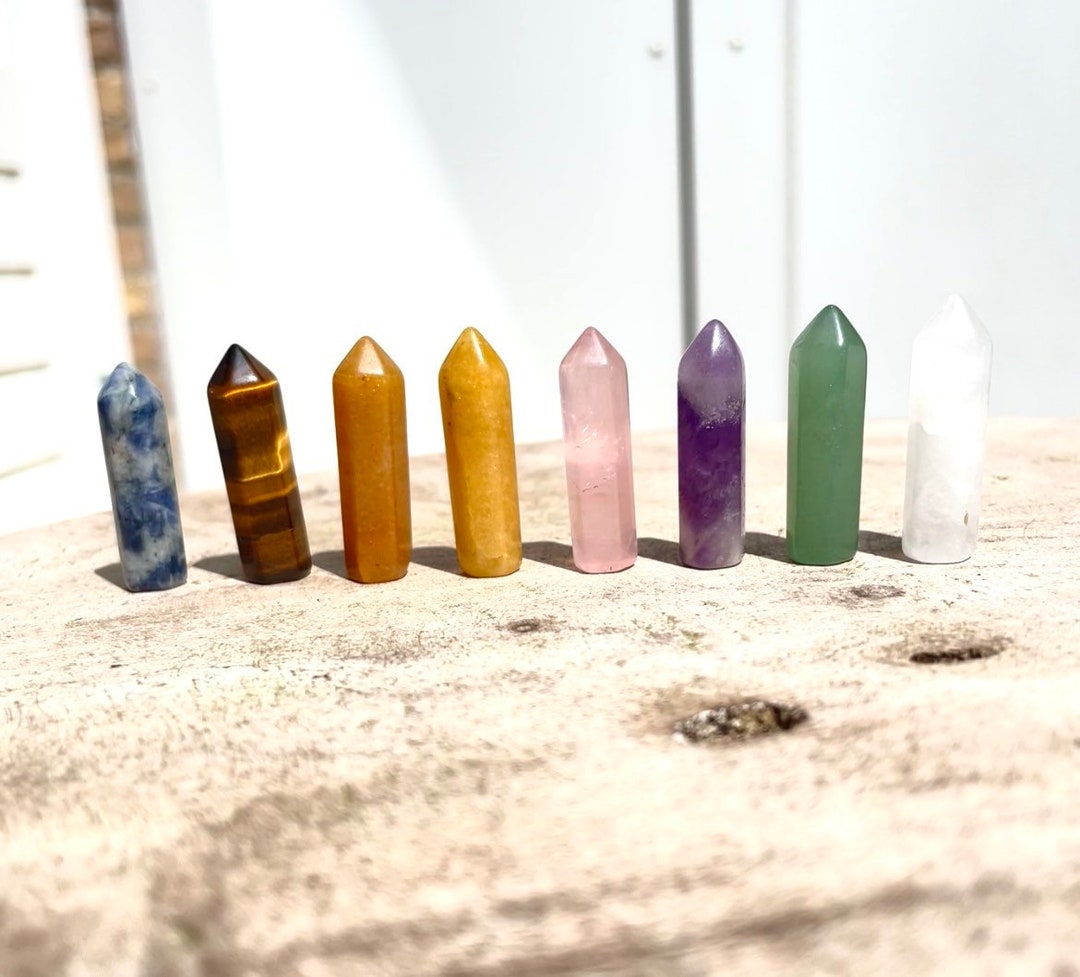 Gemstone Tower | Crystals - Etsy