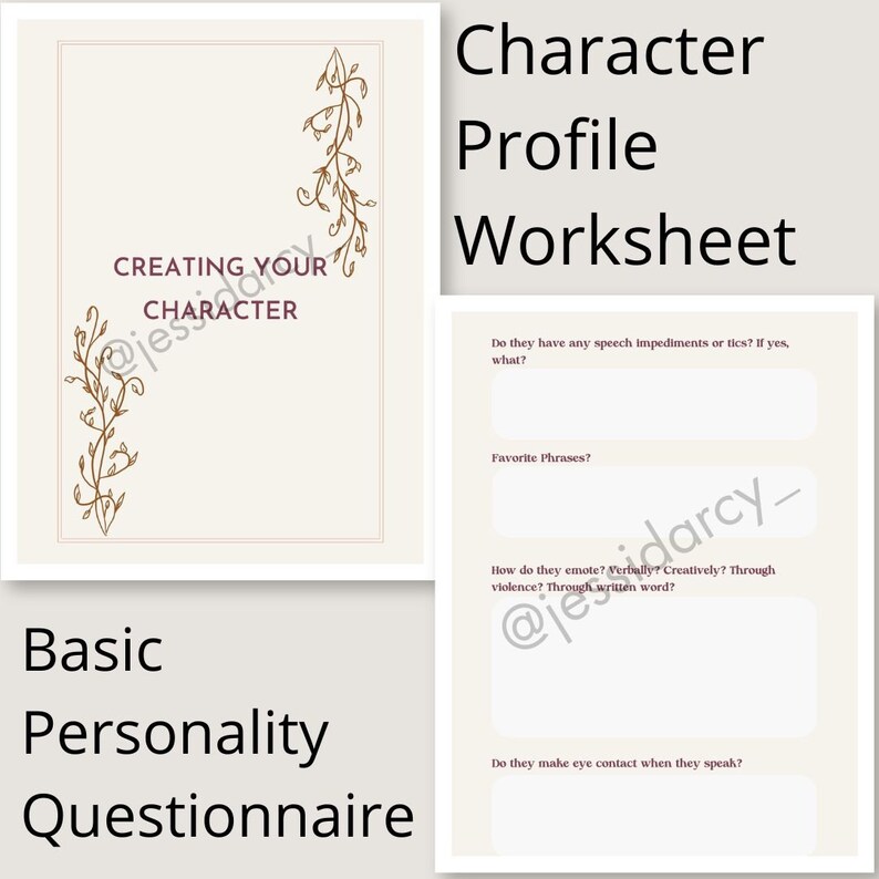 Create Your Fantasy Character - Digital Download - Etsy