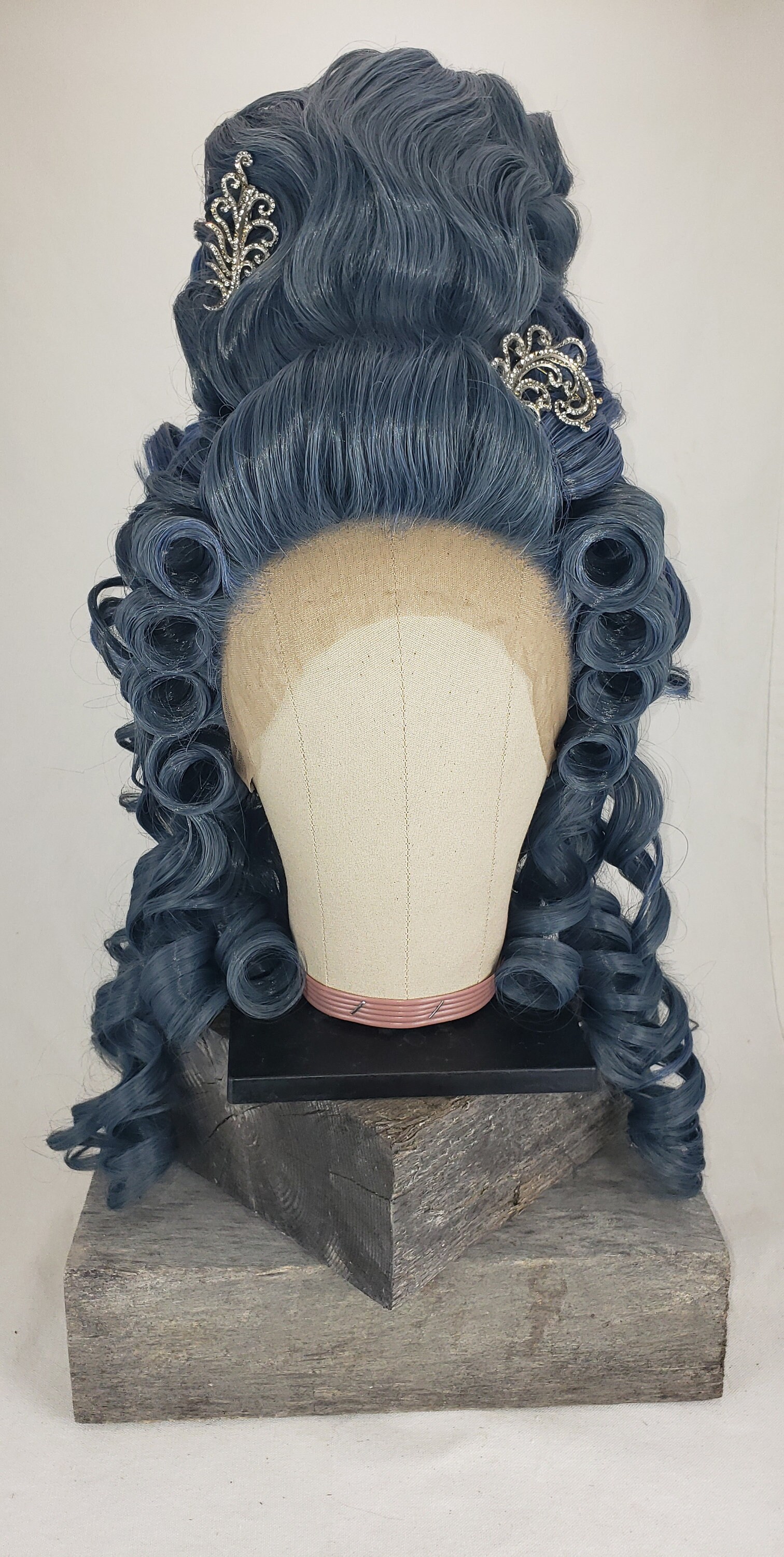 Blue Rococo Wig - Etsy