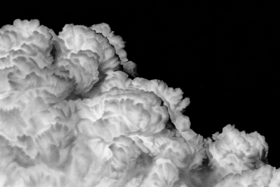 Clouds 5 Original Charcoal Drawing - Etsy