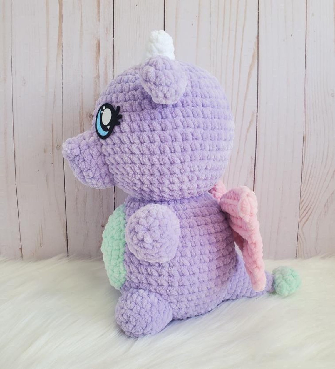 Dexter the Dragon Plushie Crochet Pattern - Etsy