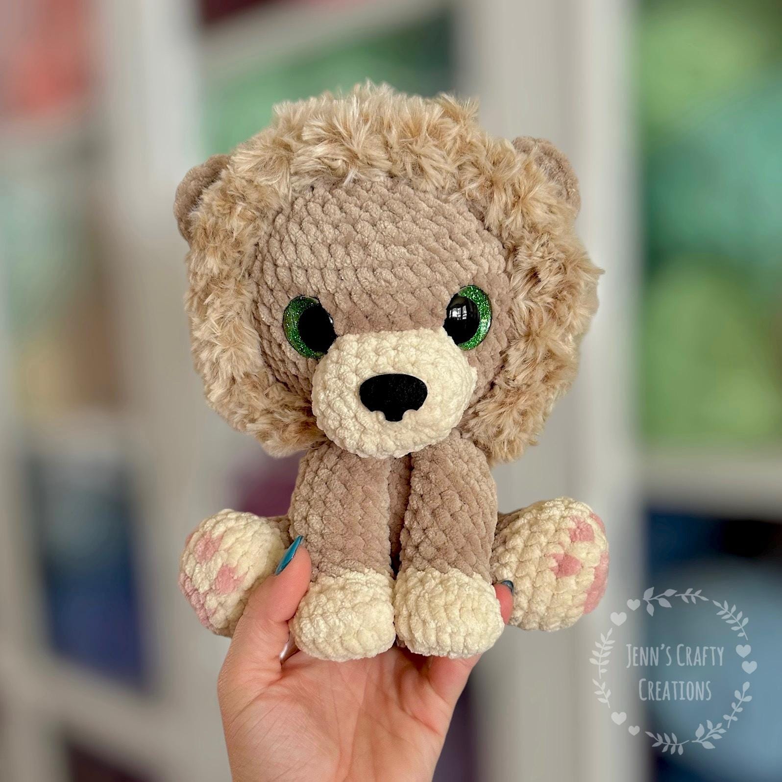Larry the Sitting Lion & Terry the Sitting Tiger Bundle - CROCHET ...