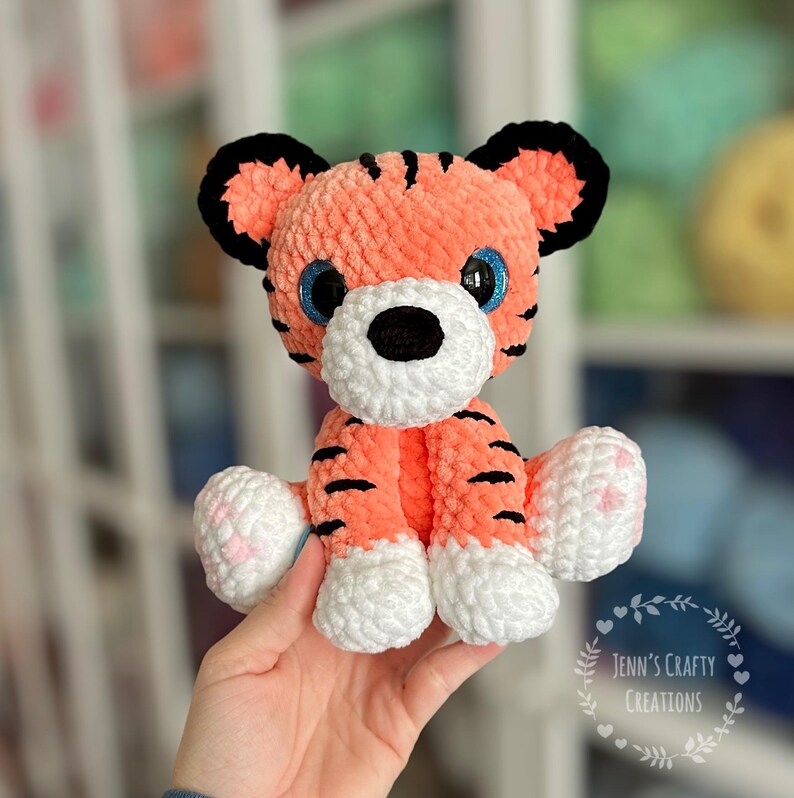 Larry the Sitting Lion & Terry the Sitting Tiger Bundle - CROCHET ...
