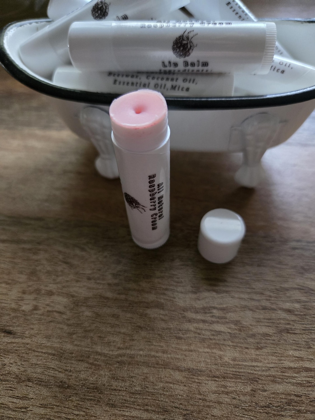 Raspberry Cream Lip Balm - Etsy