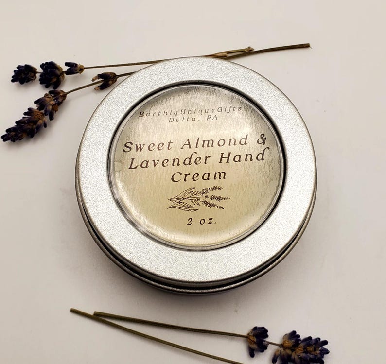 Sweet Almond & Lavender Hand Cream - Etsy