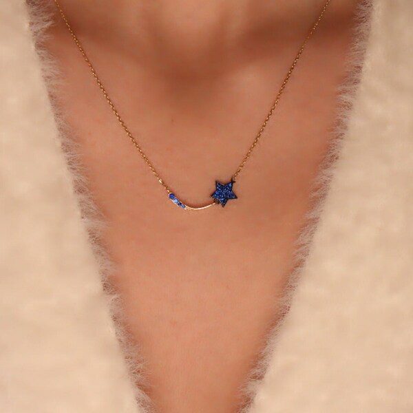 Comet Necklace - Etsy