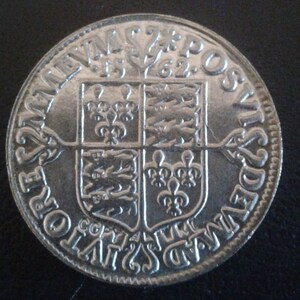 Queen Elizabeth I Tudor RESTRIKE Sixpence Coin 1562 Tudor Re-enactment ...
