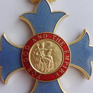 Order of the BRITISH EMPIRE CBE Neck Full Size Royal Medal - Etsy