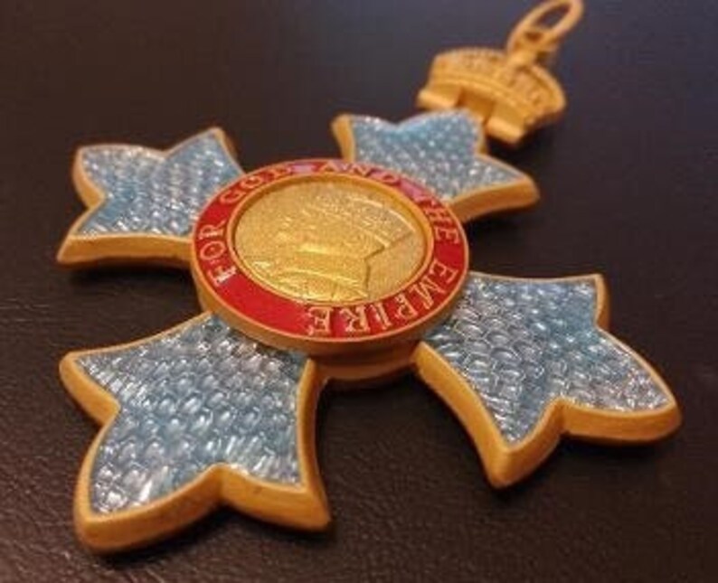 Order of the BRITISH EMPIRE CBE Neck Full Size Royal Medal - Etsy
