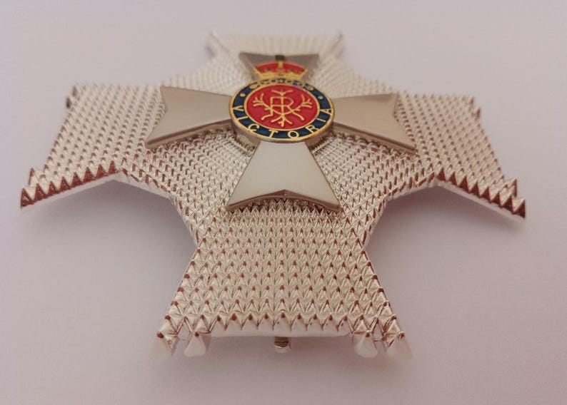 British ROYAL VICTORIAN ORDER Replica Knight Commander Star 1896 - Etsy