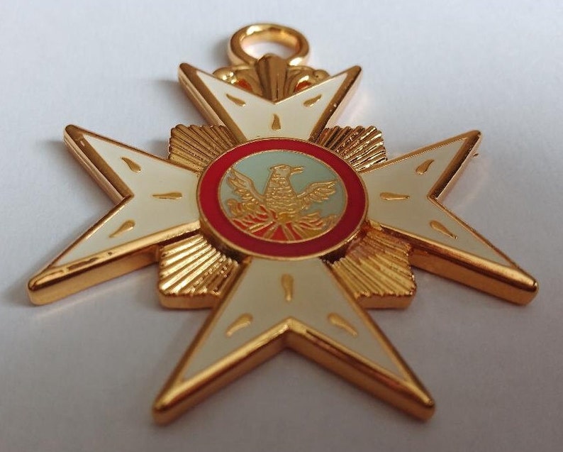 ORDER of the GOLDEN FLAME Replica German Hohenlohe Small Medal 1757 - Etsy