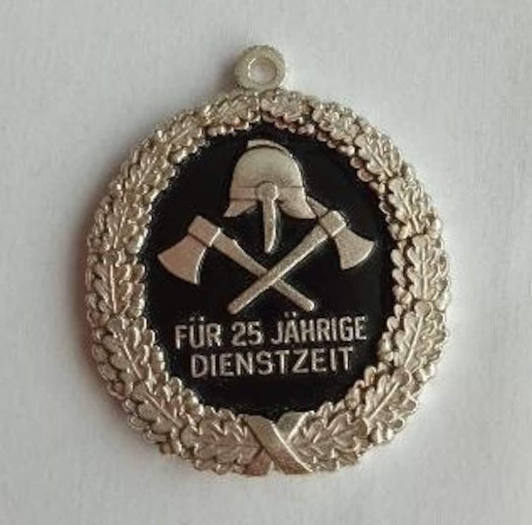 Replica PRUSSIAN FIREMAN'S 25 Year Long Service Award MEDAL 1922 - Etsy