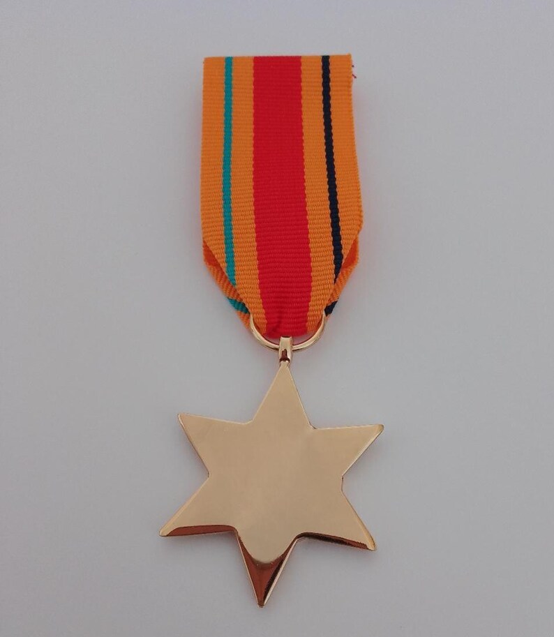 MILITARY British WW2 UK Africa Star MEDAL : Gold Finish - Etsy