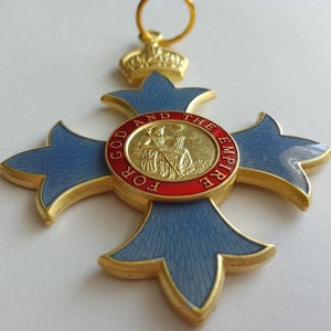 Order of the BRITISH EMPIRE CBE Neck Full Size Royal Medal - Etsy UK