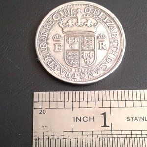 Queen Elizabeth I - Tudor RESTRIKE Portcullis Trade Token Coin - Re ...