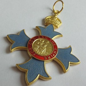 Order of the BRITISH EMPIRE CBE Neck Full Size Royal Medal Insignia ...