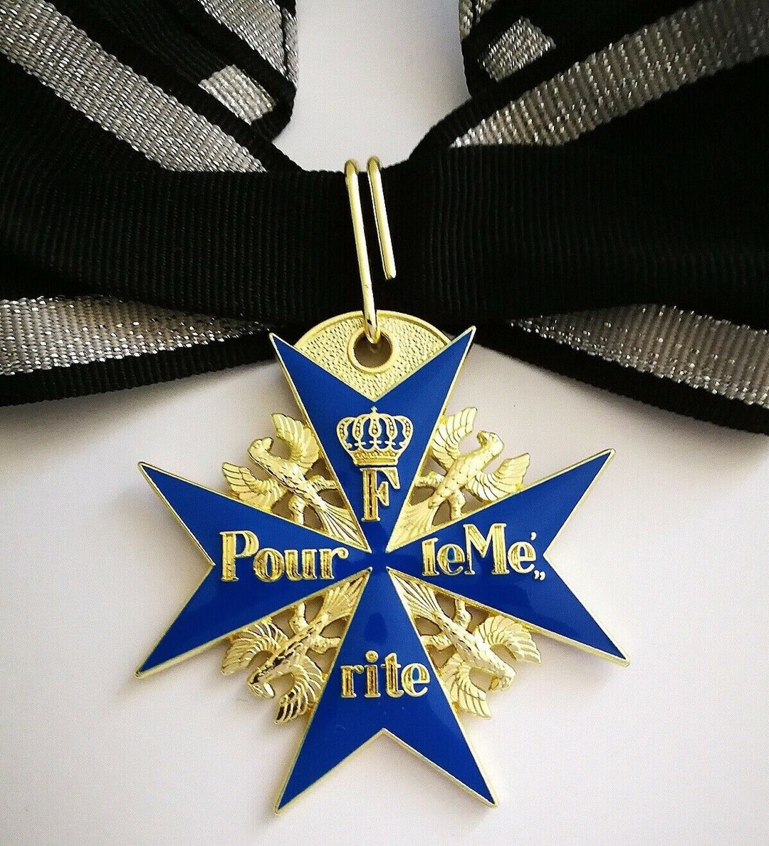 POUR Le MERITE MEDAL Blue Max 1740 Replica German Medal - Superior ...