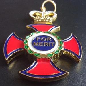 British ROYAL ORDER of Merit Replica Medal Elizabeth II Version ...