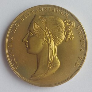 REPLICA Queen Victoria CORONATION Token 1837 - Tarnished - Etsy