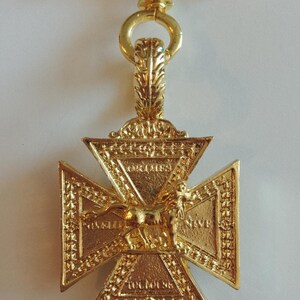 NAPOLEONIC British Peninsular War Replica Gold ARMY CROSS Medal 1813 ...