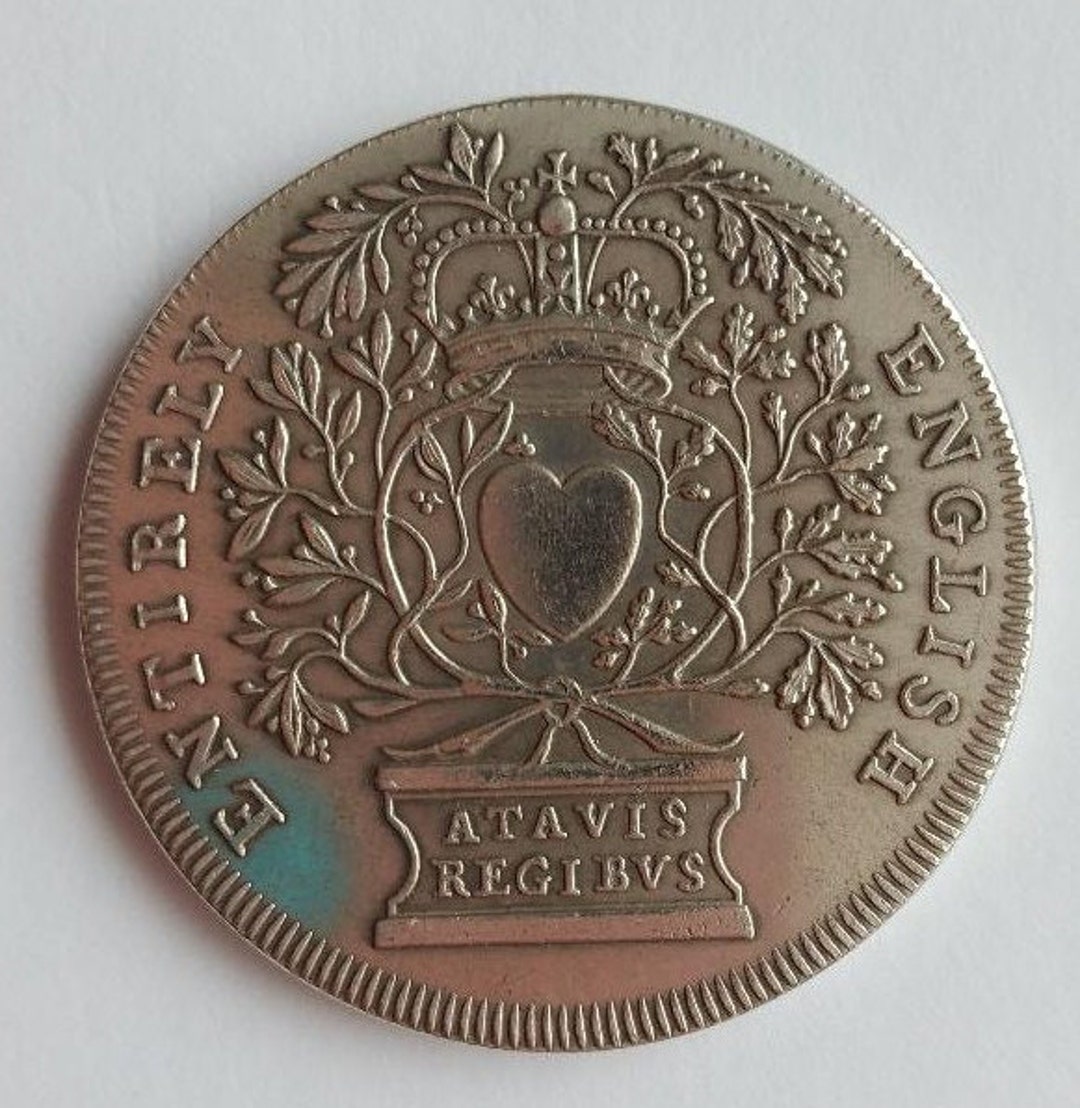 REPLICA 18th Century Accession of Queen Anne ROYAL Token 1702 - Etsy