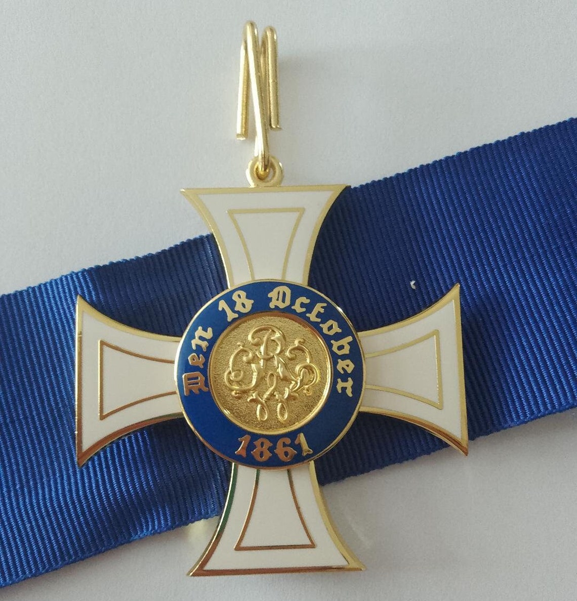 ROYAL ORDER of the CROWN Replica Prussian Neck Medal 1861 - Etsy