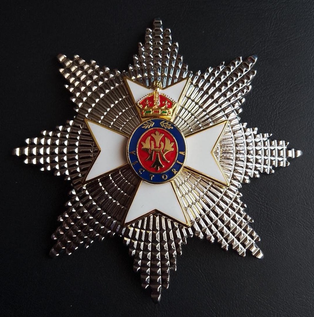British ROYAL VICTORIAN ORDER Replica Knight Commander Star 1896 - Etsy