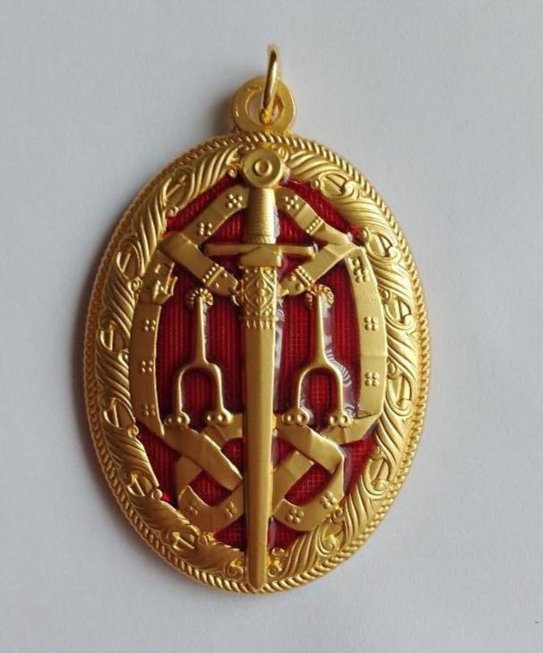 British KNIGHT BACHELOR BADGE Neck Medal Royal Order Kt 1926 - Etsy