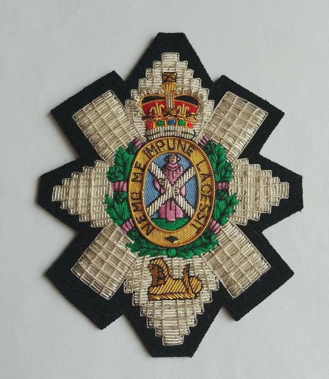 SCOTLAND Black Watch Regiment Army Embroidered Bullion Blazer Uniform ...