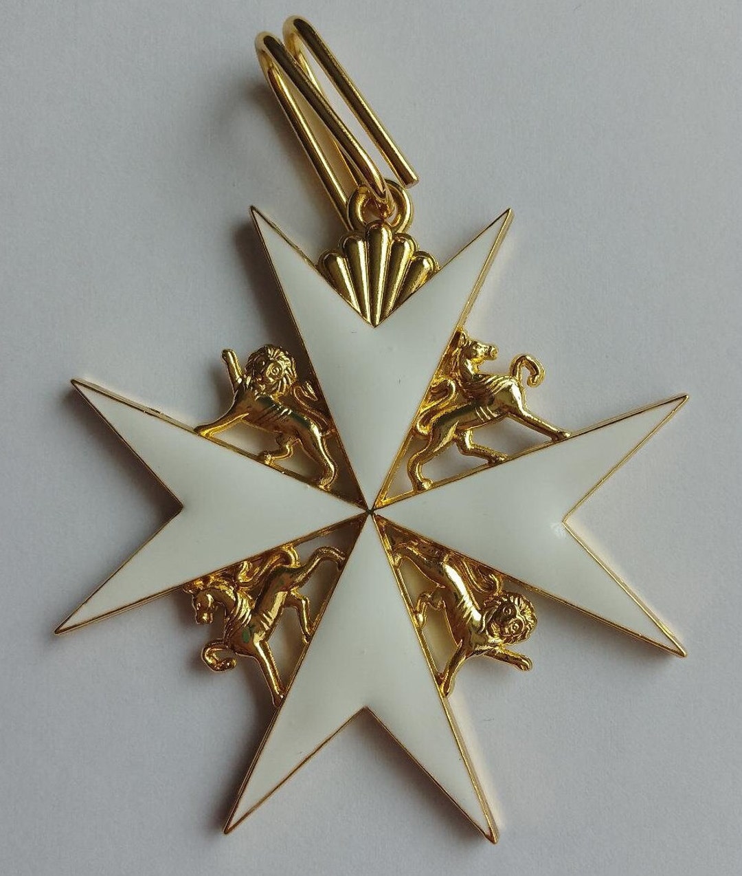 ORDER of Saint John Replica BRITISH Neck Medal 1888 - Etsy