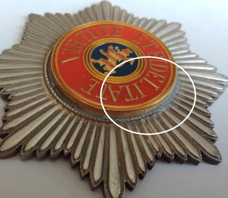 ORDER of the Golden LION Hesse-kassel Grand Cross Star 1770 : Damaged ...