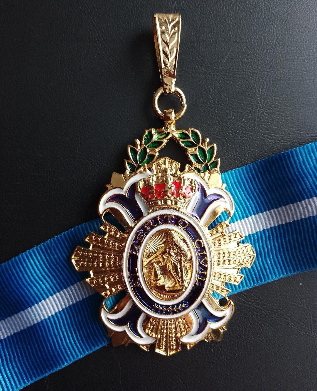 REPLICA Spanish ORDER of Civil MERIT Neck Medal 1926 - Etsy