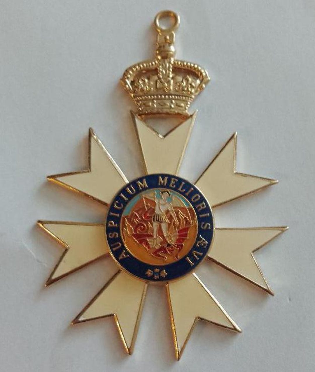 BRITISH ORDER of Saint Michael and George REPLICA Medal 1818 ...