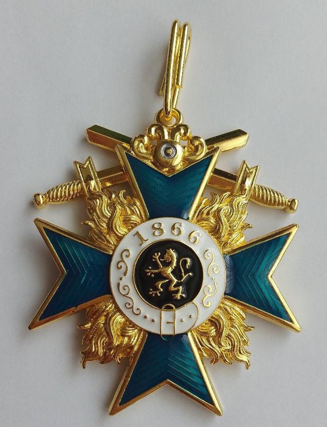 BAVARIAN ORDER of MILITARY Merit Replica Neck Medal 1866 - Etsy