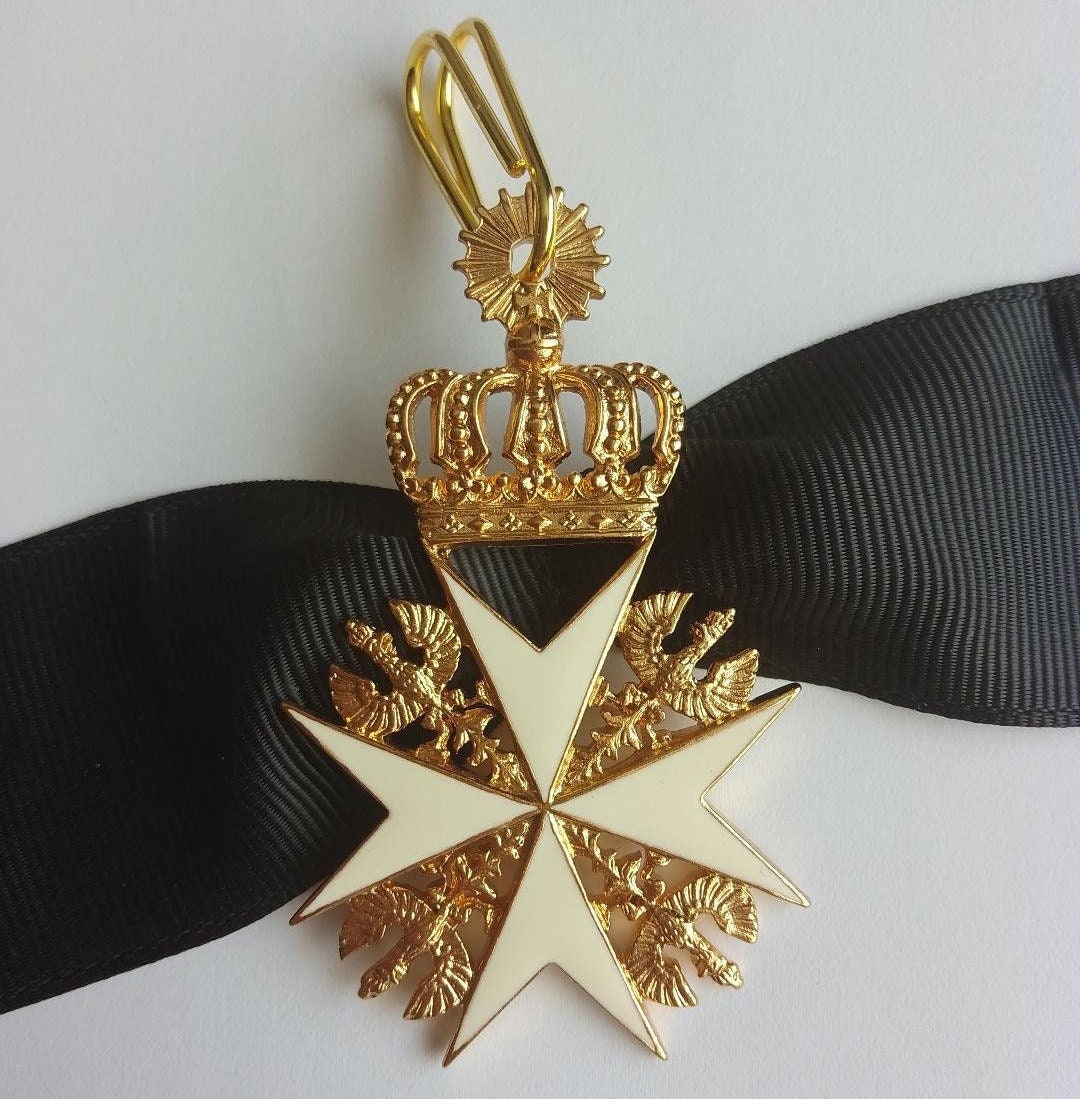 ORDER of SAINT JOHN Replica Medal / Replica Prussian Knight of Justice ...