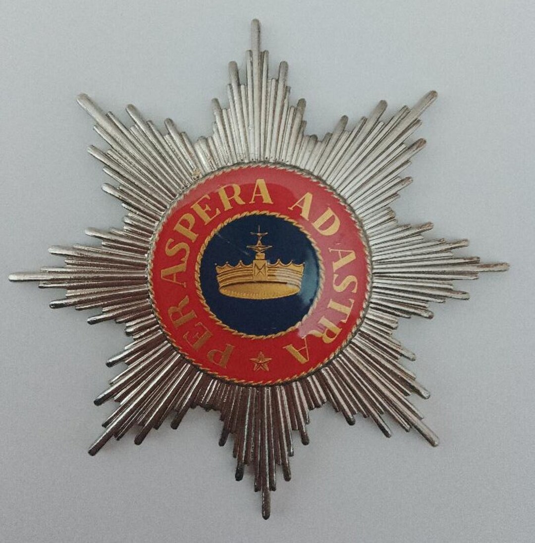 Theatrical REPLICA Order of the WENDISH CROWN : Grand Cross Star 1864 ...