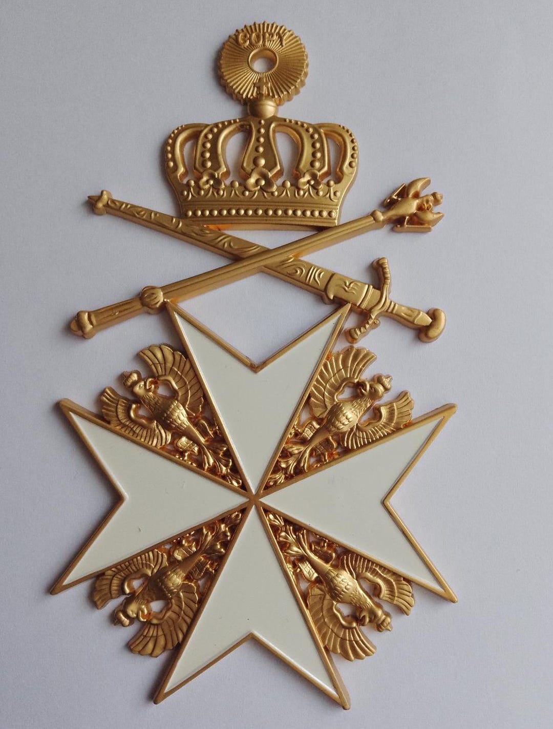 Huge German Kaiser Wilhelm II Order of SAINT JOHN Replica Medal ...