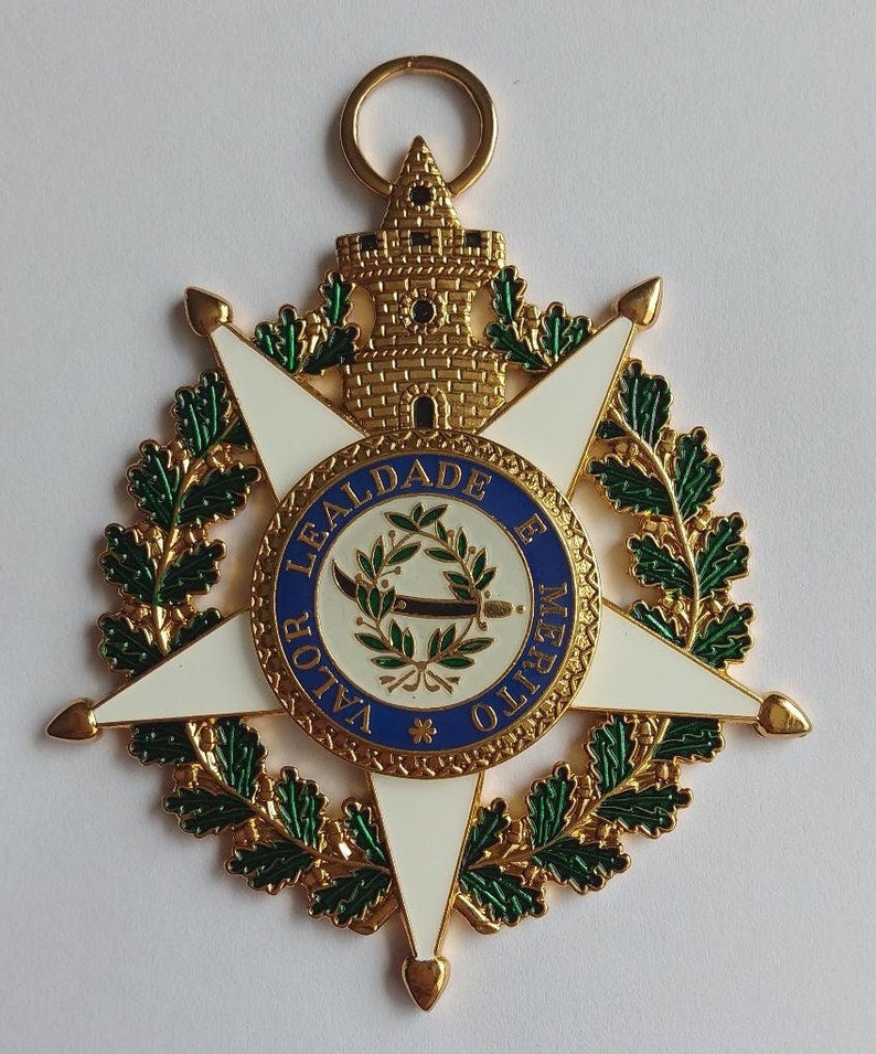ORDER of the Tower REPLICA PORTUGUESE Royal Grand Cross Award 1459 ...