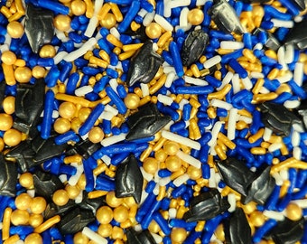 Royal Blue and Gold Graduation Sprinkles - Etsy