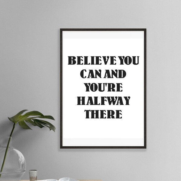 Youre Halfway There - Etsy