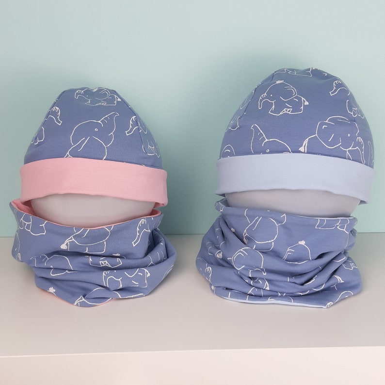 Hat and Tube Scarf PDF Sewing Pattern | JULAWI No.8 - Etsy